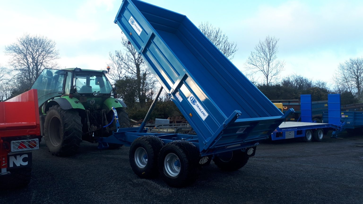 Kane 10ton dropside trailer - GG Plant Sales
