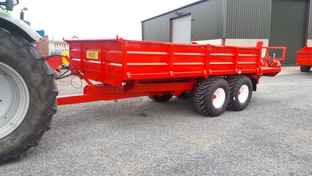 woods 14x8 dropside trailer and bale extension - GG Plant Sales