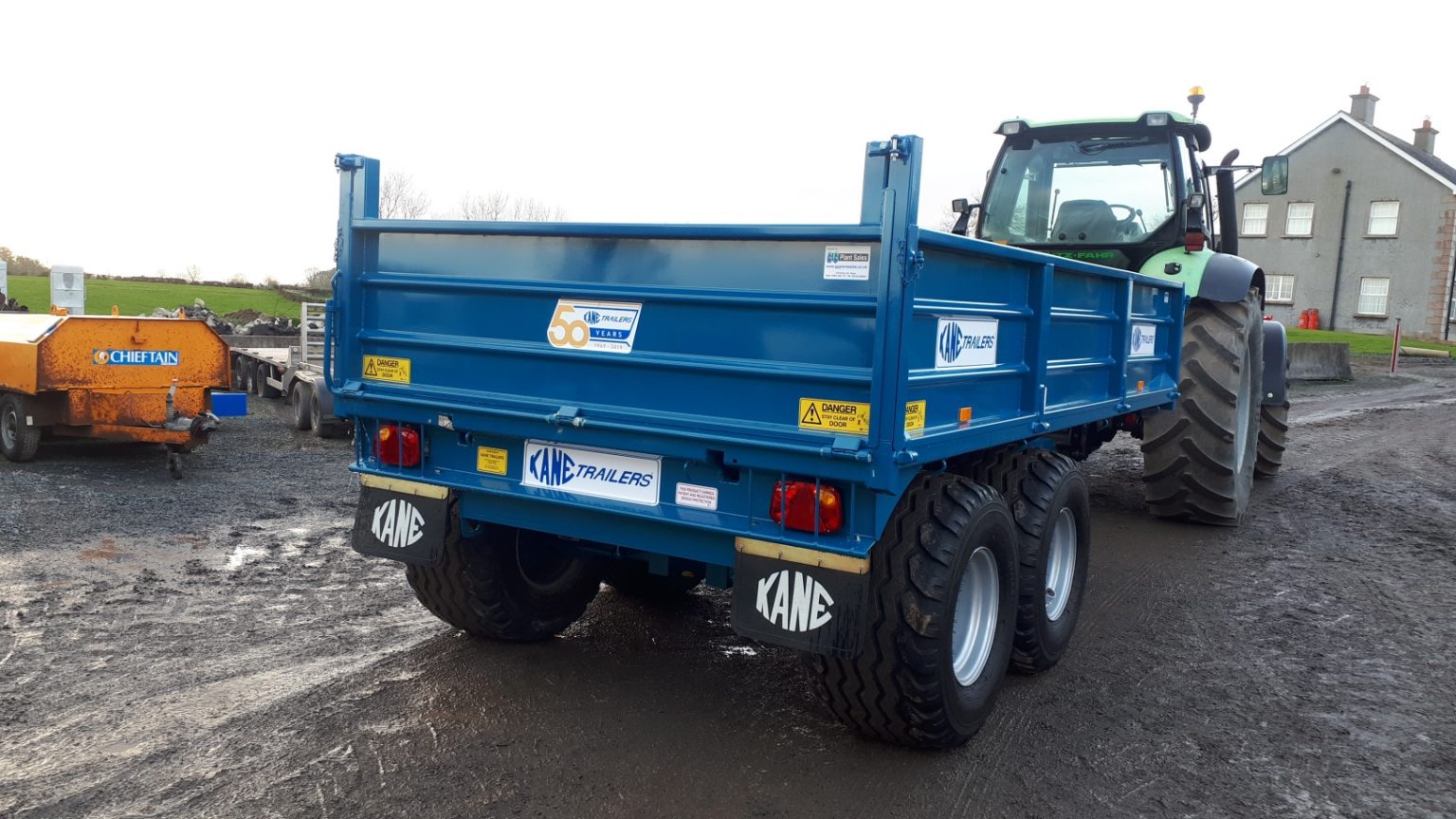 Kane 10ton drop side trailer - GG Plant Sales