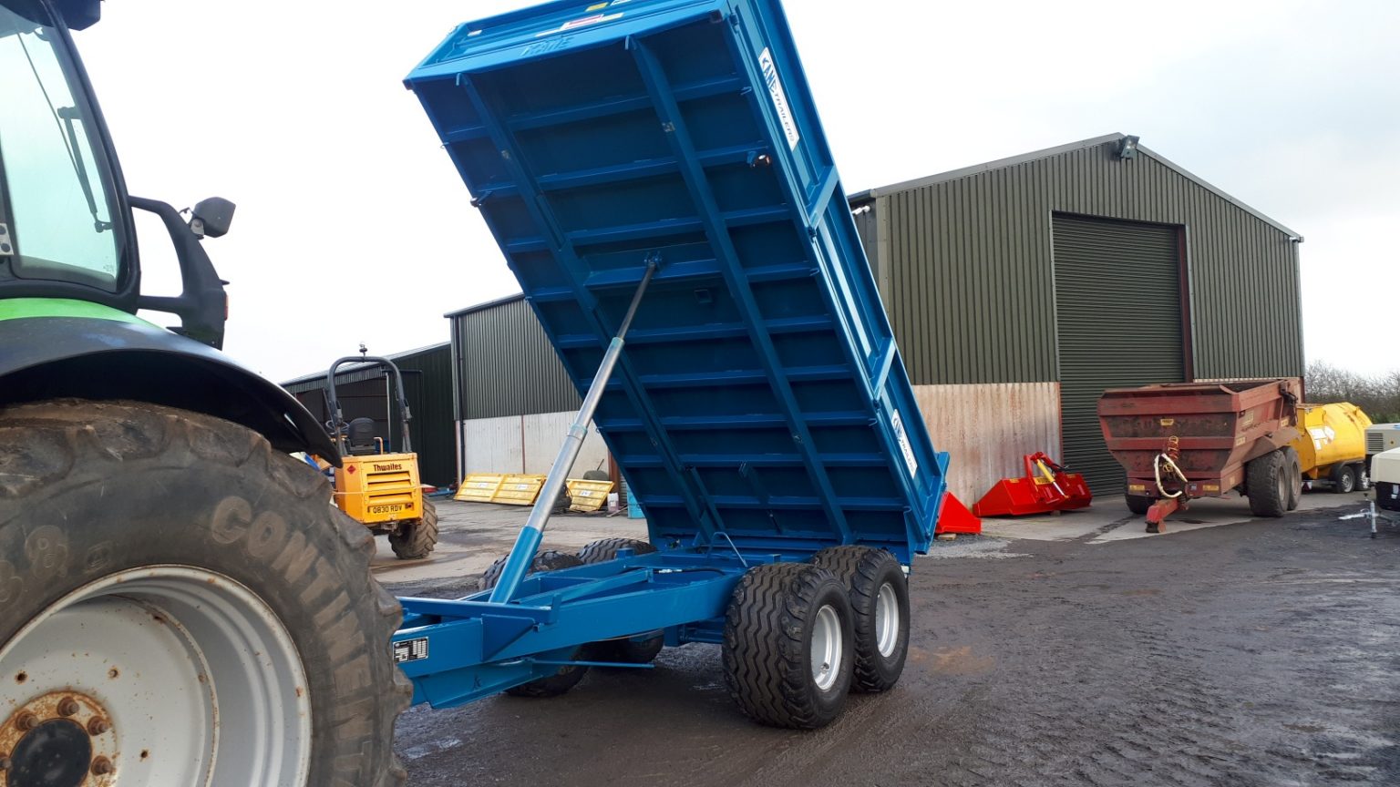 Kane 10ton drop side trailer - GG Plant Sales
