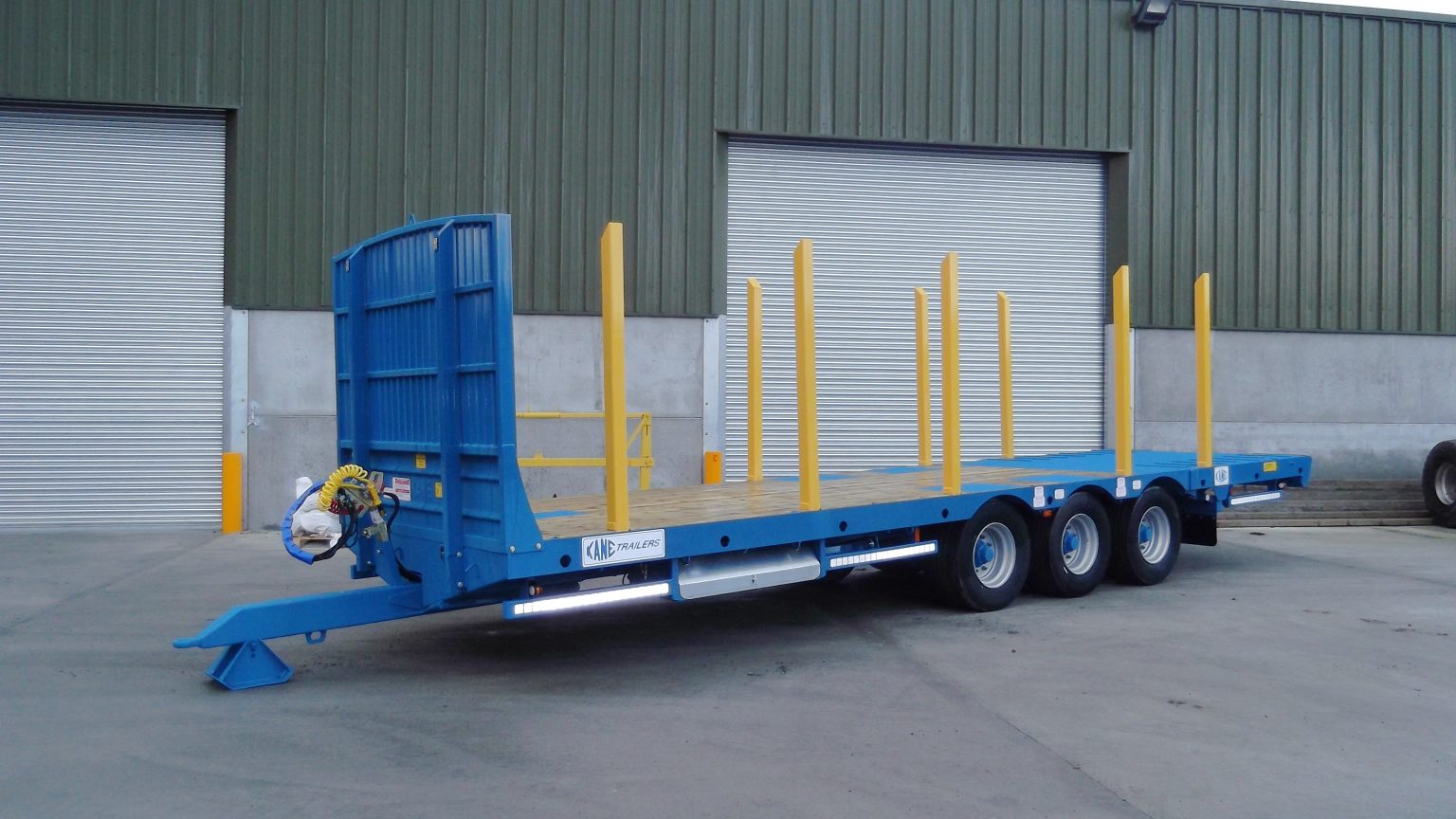 Kane hydraulic beavertail forestry trailer - GG Plant Sales